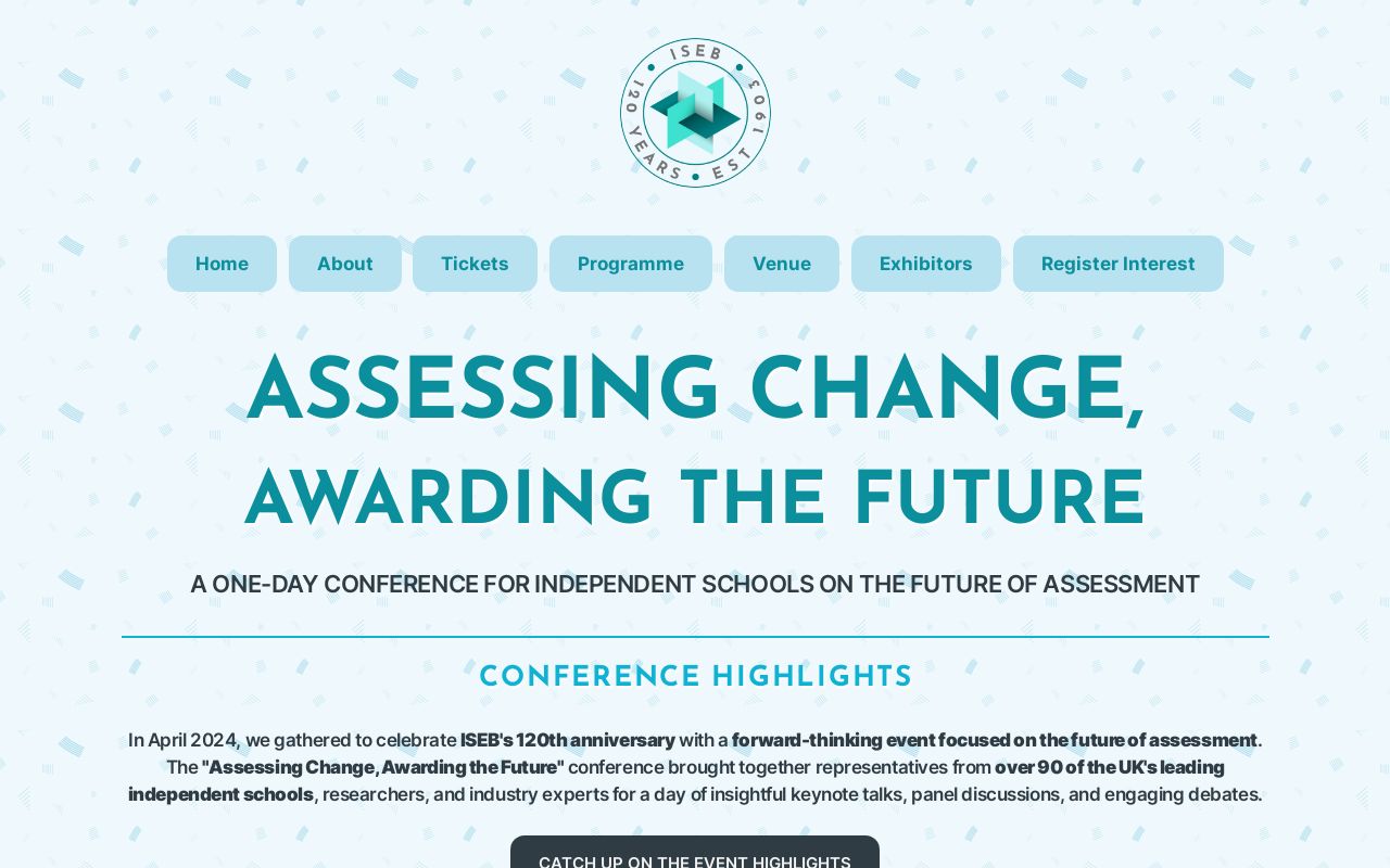 Assessing Change, Awarding The Future I ISEB Conference 2024